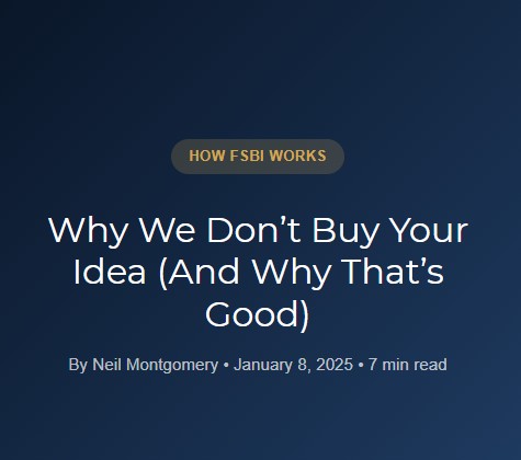 Why We Don’t Buy Your Idea – For Sale By Inventor Blog